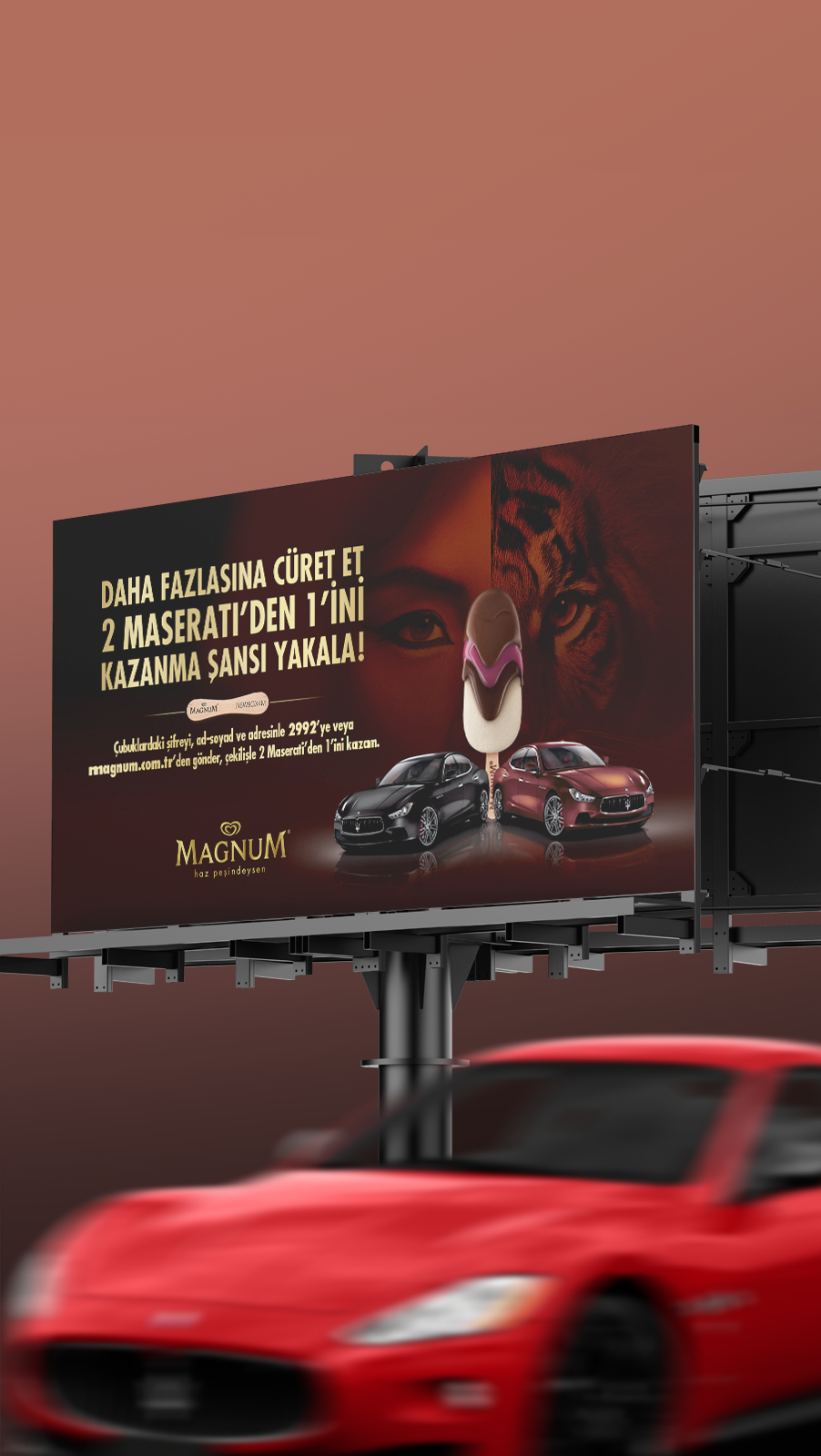 Nescafe Graphic Design, Outdoor Billboard Design